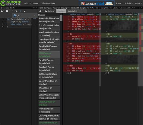 Jeremy Rifkin On Twitter Compiler Explorer Compileexplore Now Has An Llvm Optimization