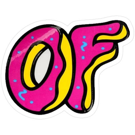 Odd Future Sticker Sticker Odd Future Future Logo Vinyl Sticker