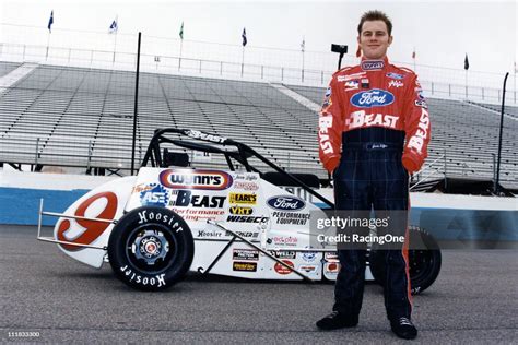 Jason Leffler With The Steve Lewis Owned Usac Midget Before The News