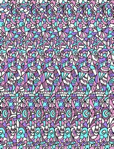 3d Magic Eye Heart Have Always Loved Looking At These Optische