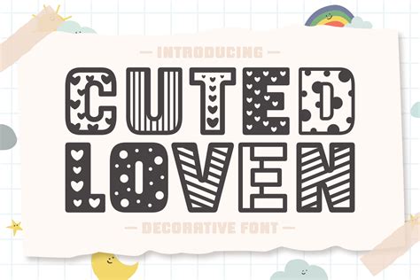 Cuted Loven Font By Jasm 7ntypes · Creative Fabrica