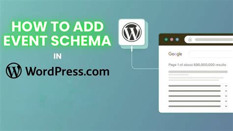 step by step guide how to add event schema in wordpress