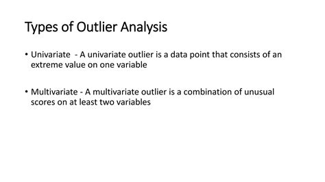 outlier analysis and anomaly detection pptx technology and computing