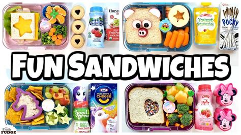 Fun And Easy Sandwiches School Lunch Ideas 🍎 Bunches Of Lunches Youtube