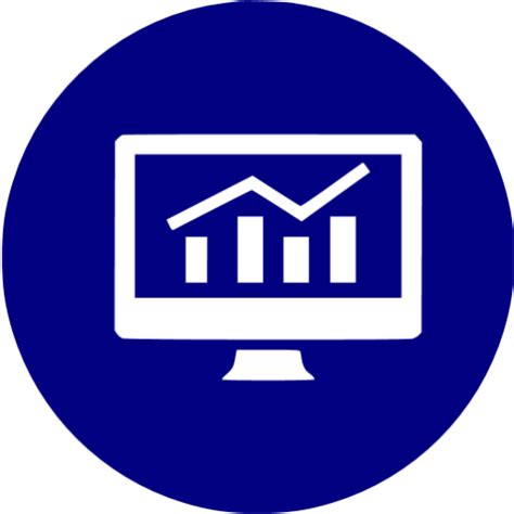 Analytics Symbol Blau