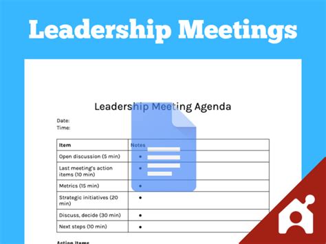 6 Simple Meeting Agenda Templates Buildremote