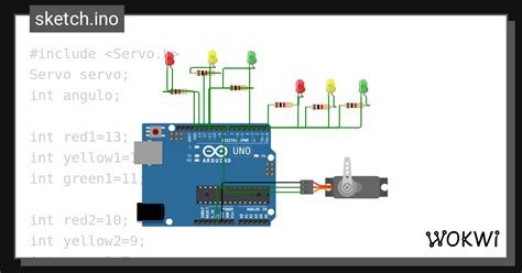 Semáforo Wokwi Esp32 Stm32 Arduino Simulator