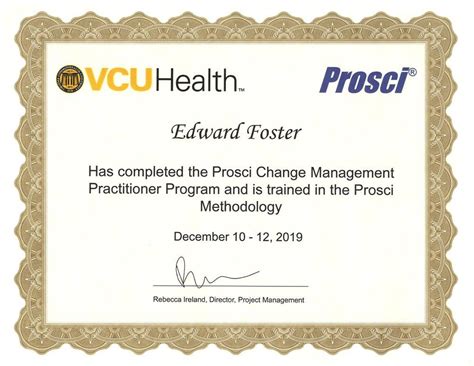 Credentials Edward N Foster Richmond Va