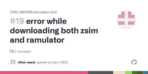 error while downloading both zsim and ramulator · issue 19 · cmu