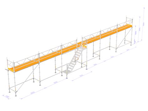 Scaffolding Nolimit Modular 18×4 M With Stairs Modular Scaffold No Limit™ Scaffold
