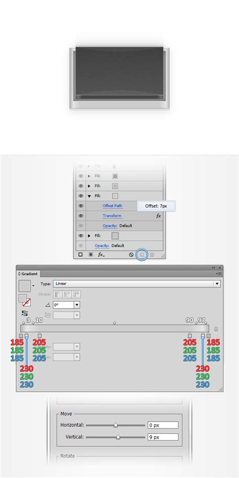 How To Create A D Vector Button Vectips