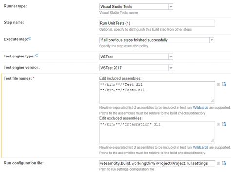 Dotcover And Runsettings Not Working Teamcity Support Jetbrains