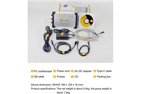Owon Vds6102a Pc Scope 100mhz 14 Bit 2ch Partco