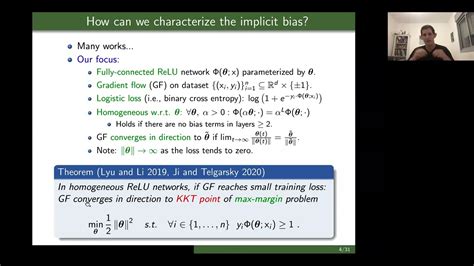 Gal Vardi Implications Of The Implicit Bias In Neural Networks Youtube