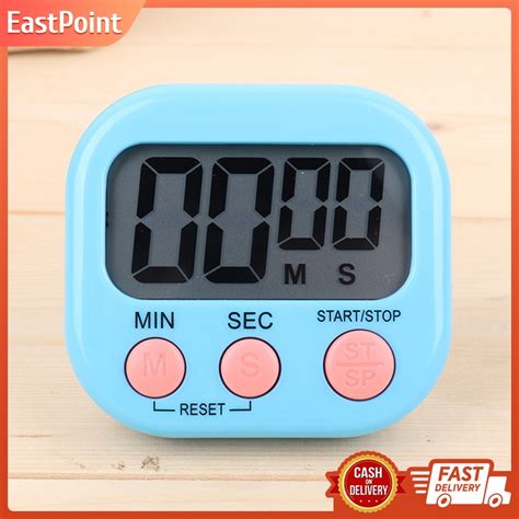 Lcd Digital Kitchen Cooking Timer Count Down Up Clock Loud Alarm Magnetic Fitness Timer In Stock