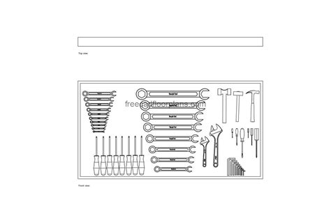 Tools Display Board Free Cad Drawings