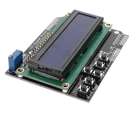auslese 1602 lcd board keypad shield blue backlight