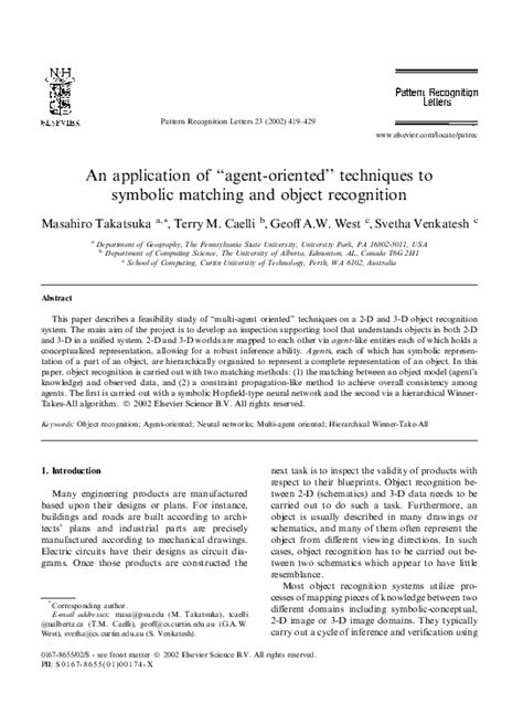 pdf an application of “agent oriented” techniques to symbolic