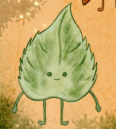 Small Collection Of Leaf Characters Behance