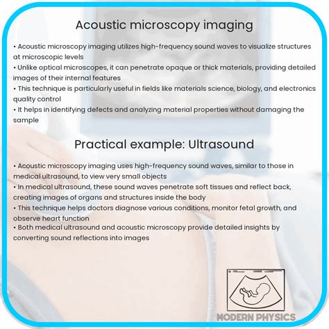 Acoustic Microscopy Imaging Precision Resolution And Depth