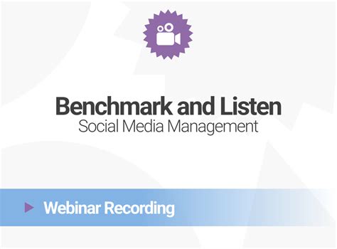 Recording Utilizing Benchmark And Listen For Social Strategy