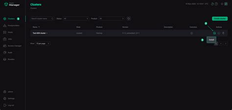 Adh Cluster Installation Via Adcm Online Adh Arenadata Docs