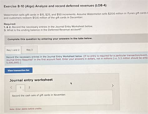 Solved Exercise 8 10 Algo ﻿analyze And Record Deferred
