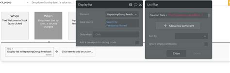 How To Trigger Workflow After Creating A Dropdown Input Database Bubble Forum