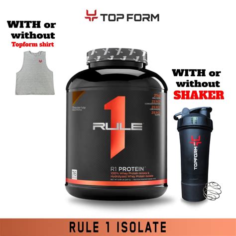 Rule 1 Whey Protein Isolate R1 Whey Protein Powder Isolate 5lbs