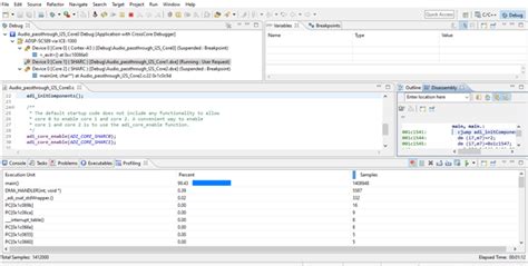 statistical profiling always sampling pc 0x0 address in cces qanda