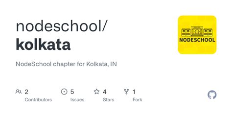 GitHub Nodeschool Kolkata NodeSchool Chapter For Kolkata IN