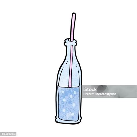 Cartoon Fizzy Drink And Straw Stock Illustration Download Image Now
