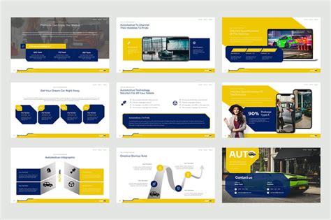 Auto Powerpoint Presentation Incl Automotive And Workshop Envato