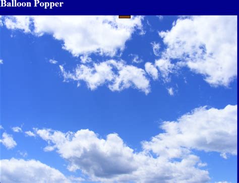 Balloon Popper Game Using Htmlandcss In Vanillajs With Source Code
