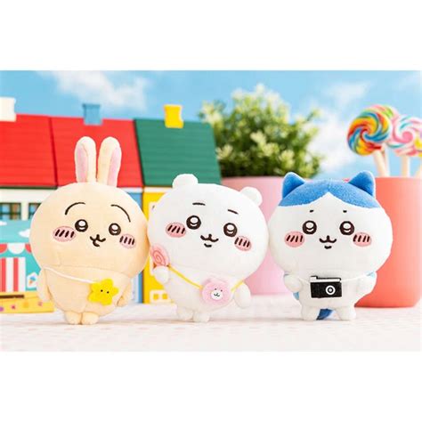 Kawaii Chiikawas Outing Series Plush Keychain Cute Doll Pendant Cartoon