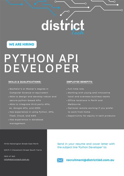district tech group on linkedin python developer tech techcareers australiantech techhiring…