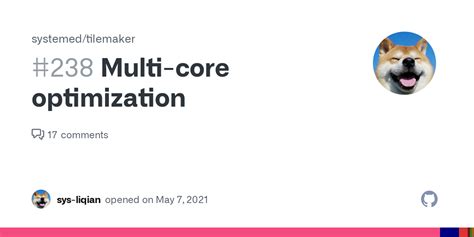 multi core optimization · issue 238 · systemed tilemaker · github