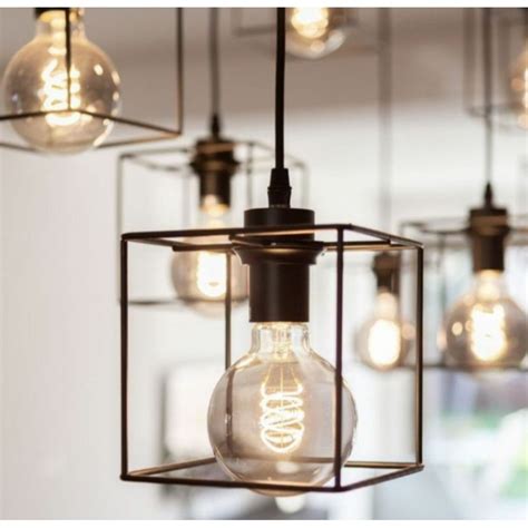 Jual Kap Lampu Gantung Kotak Kap Lampu Hias Kap Lampu Modern Shopee Indonesia