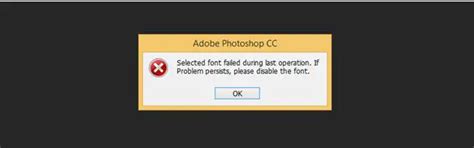 Describe Selected Font Failed During Last Operation Fault Techyv