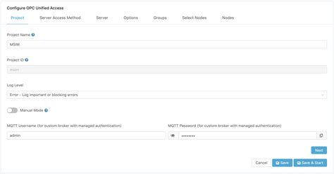 Configuration CloudPlugs Edge One Platform Documentation
