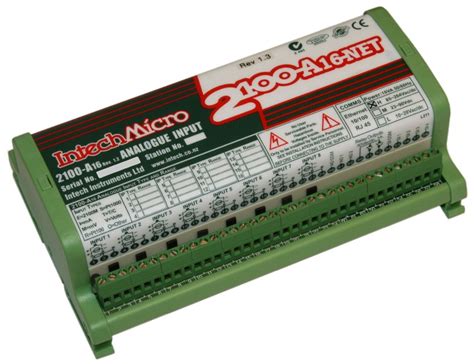 intech 2100 a16 net intech micro analogue input remote station