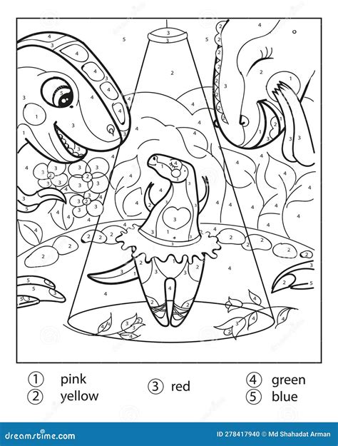 Unicorn Color By Number Coloring Page Design Unicorn Story Tailing
