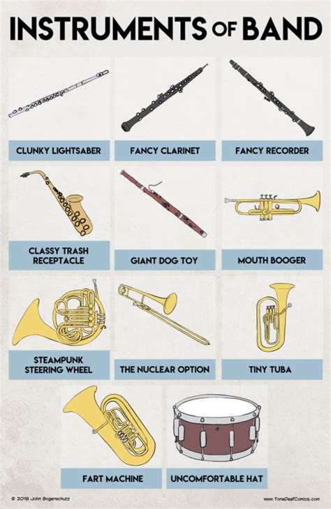 Orchestra Instruments Names Instruments Of The Orchestra