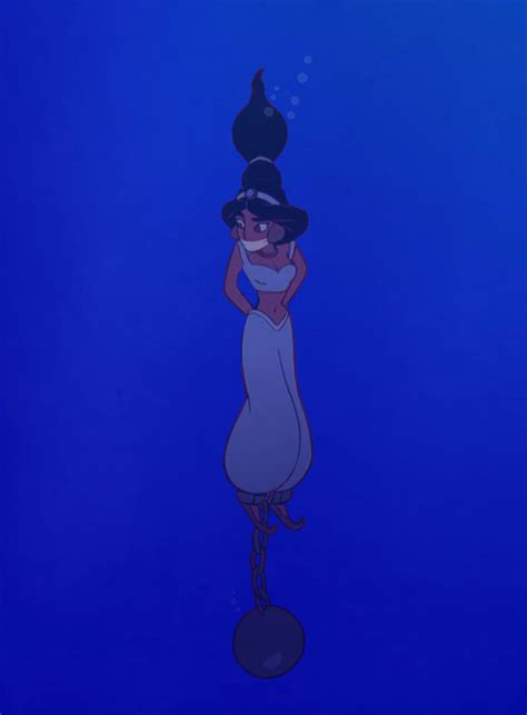 Jasmine In Underwater Peril Fake By Anonymousbondageguy On Deviantart