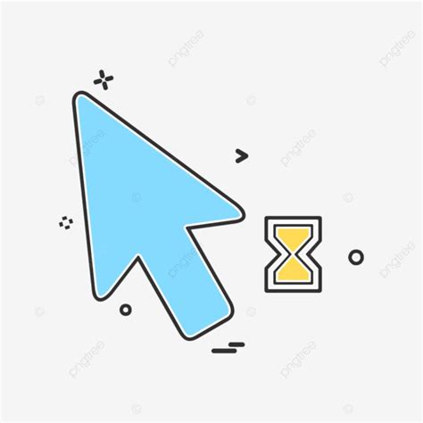 Mouse Pointer Icon Design Vector Pixel Page Png And Vector With