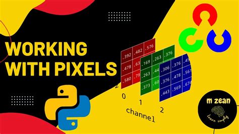 Understanding The Pixels Using Opencv Machine Learning Beginner My