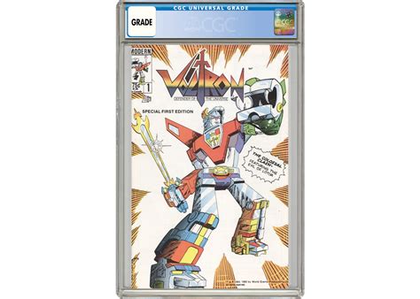 Modern Voltron 1 Comic Book Cgc Graded Us