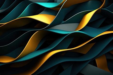 Premium Ai Image Transcending Textures Crafting Metallic Fluid Waves In Mesmerizing