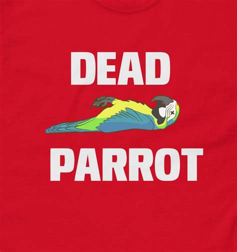 Dead Parrot T Shirt Python Etsy