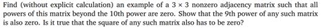 solved find without explicit calculation an example of a 3